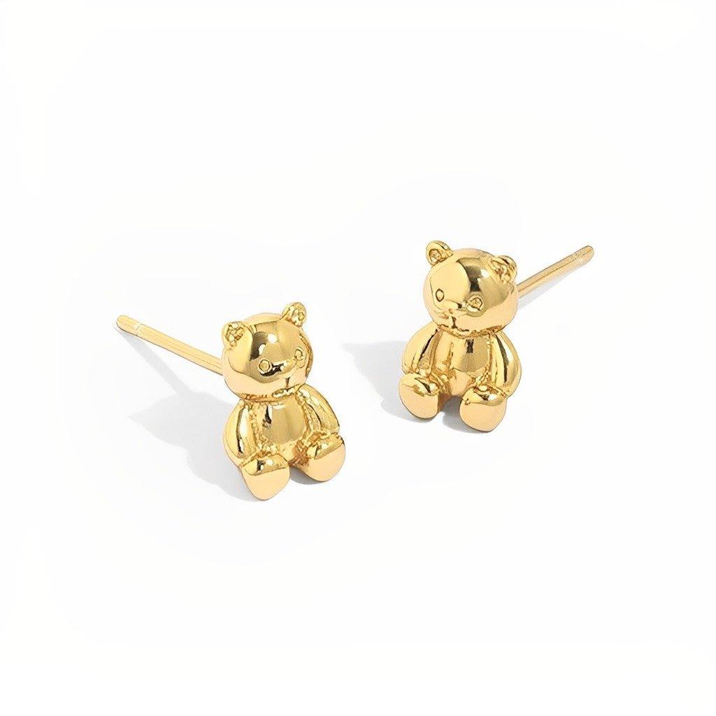 Teddy Bear Stud Earrings – Jc&Unicorn